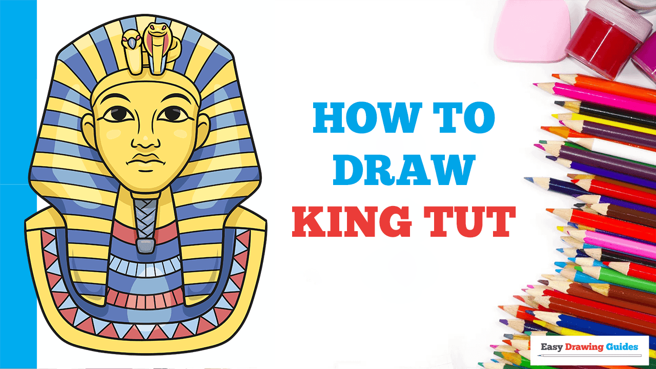 pharaoh drawing easy
