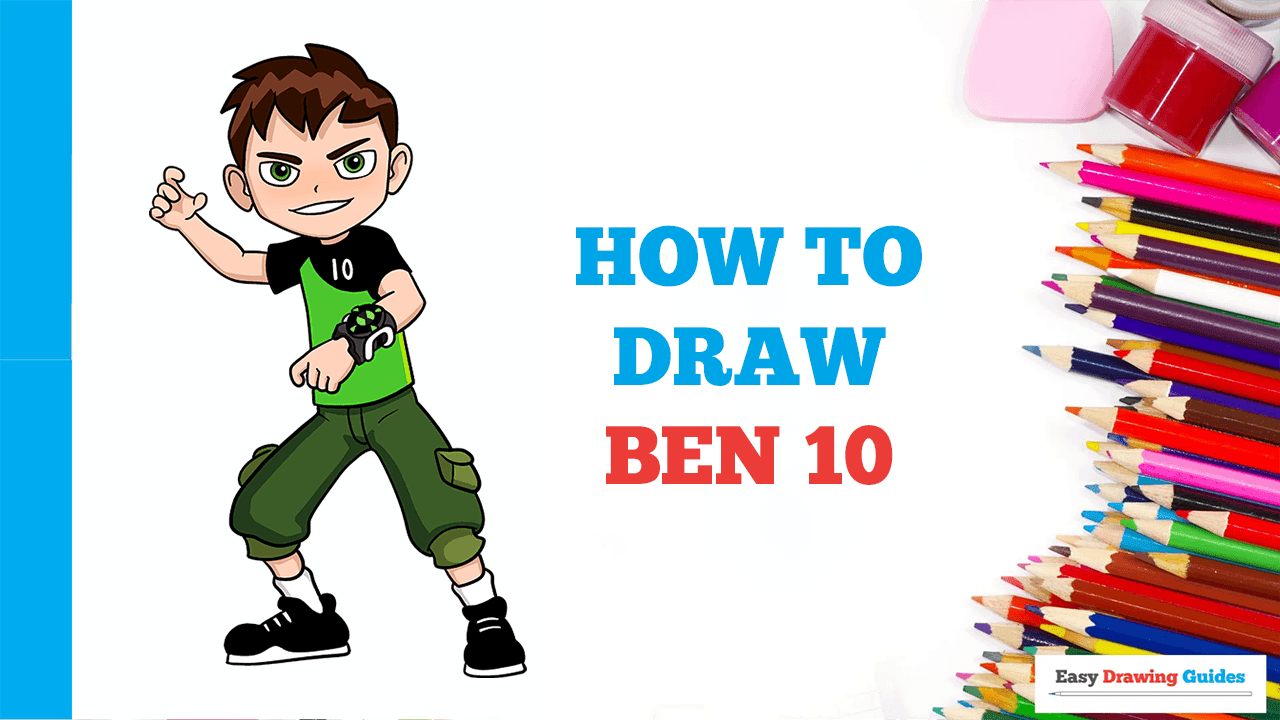 how to draw ben 10