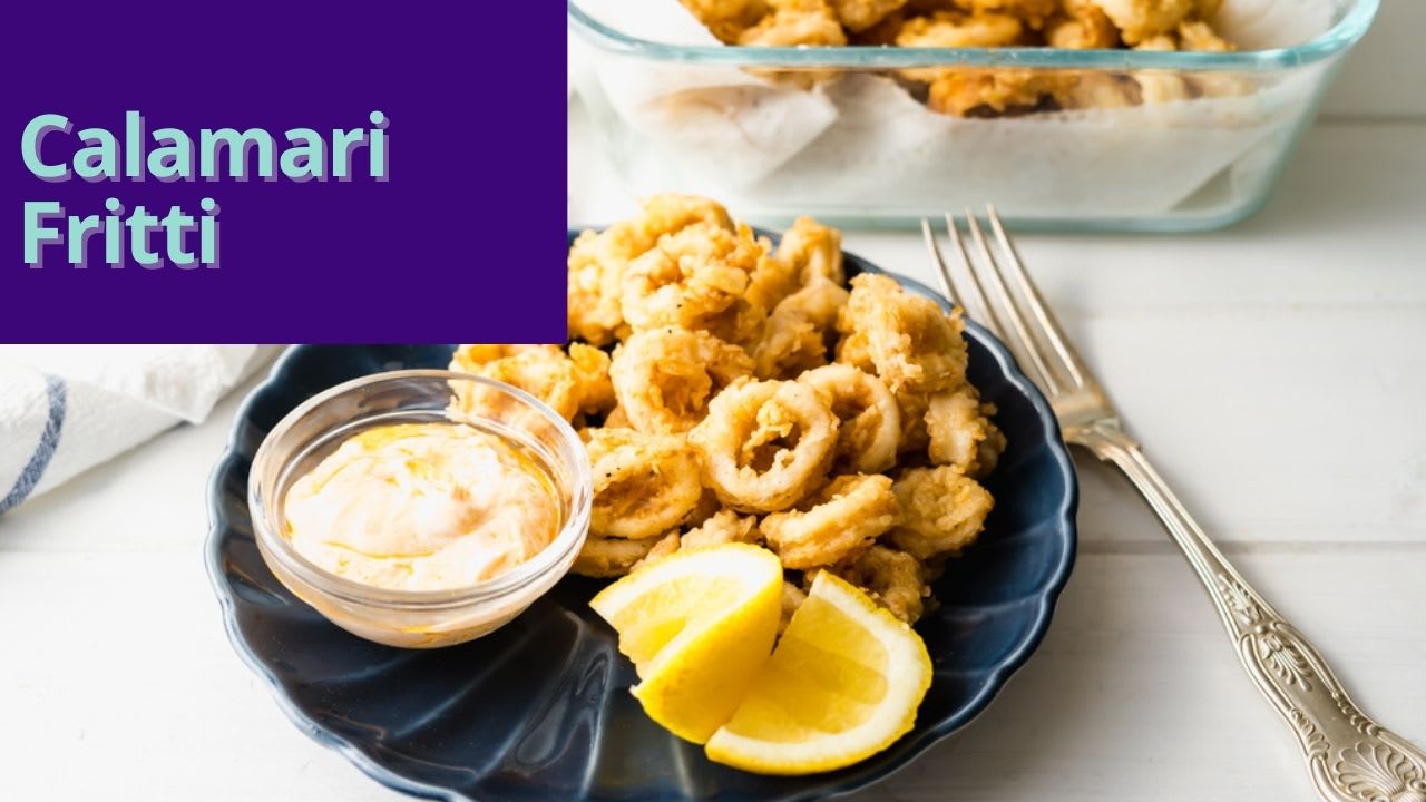 how to make lightly dusted calamari