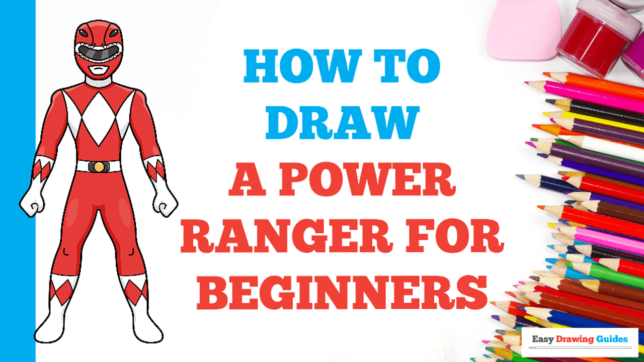 how to draw power rangers ninja steel step by step