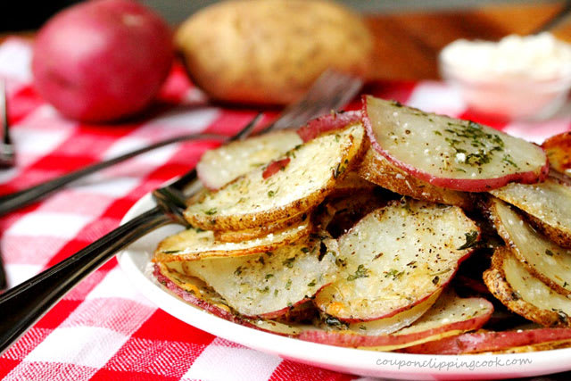 how to cook potatoes slices in the oven