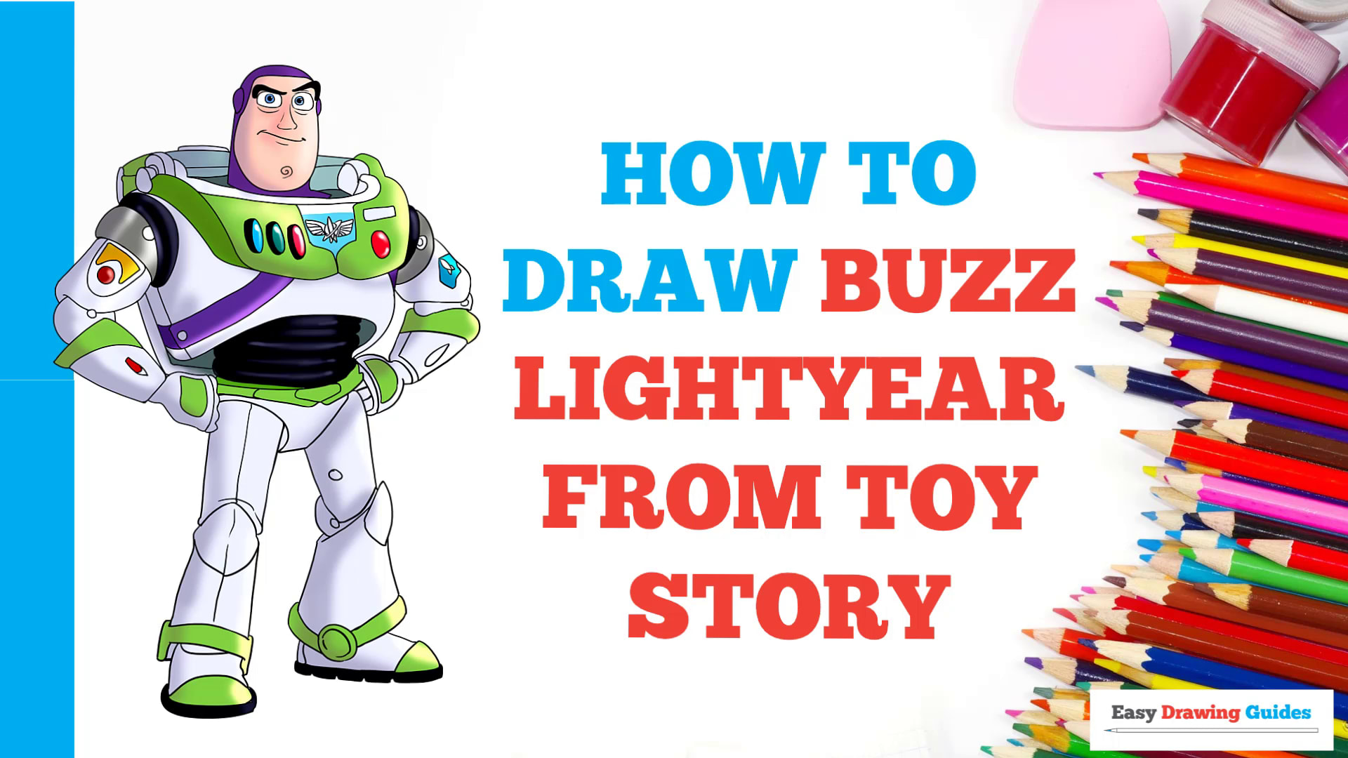how to draw buzz lightyear easy
