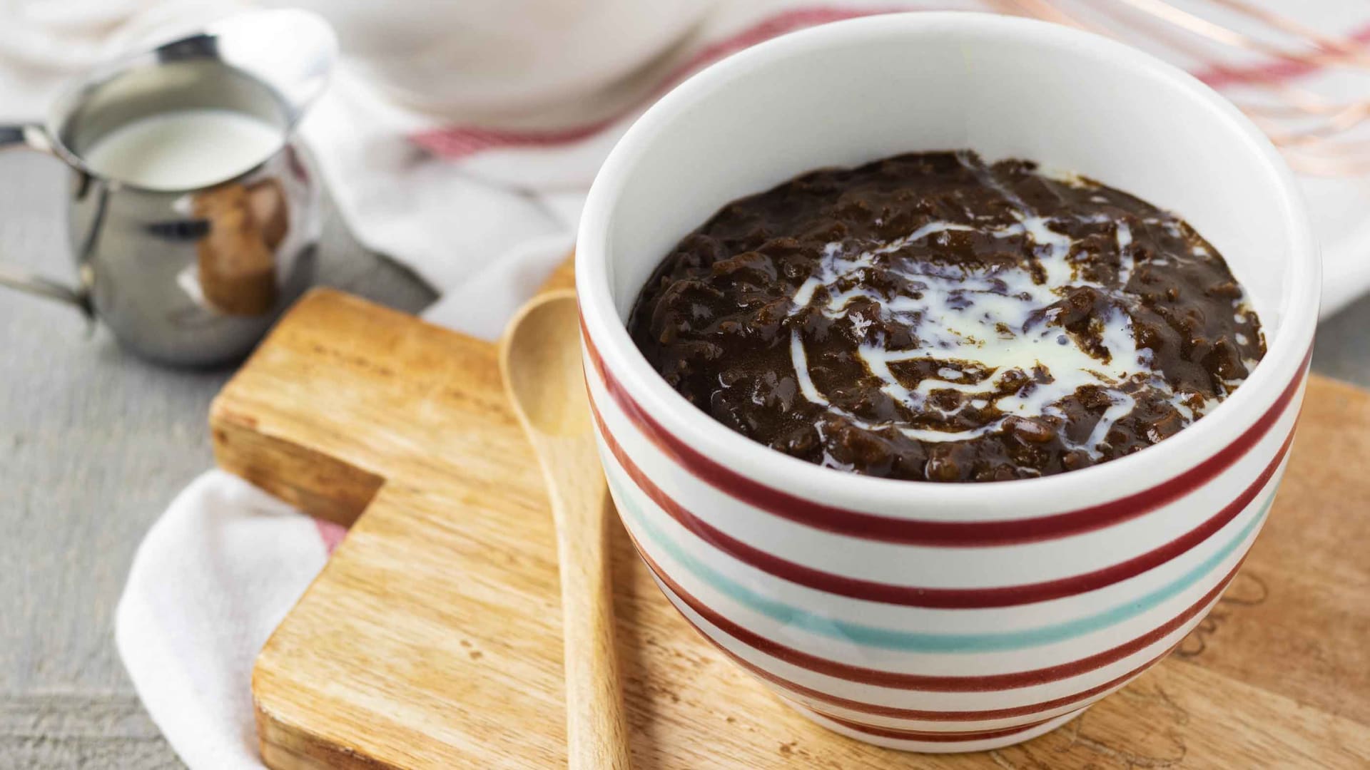 how to cook champorado using black rice