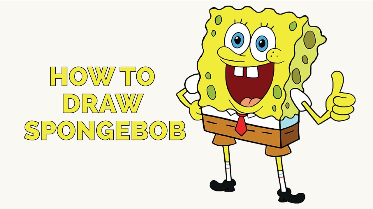 spongebob drawing easy
