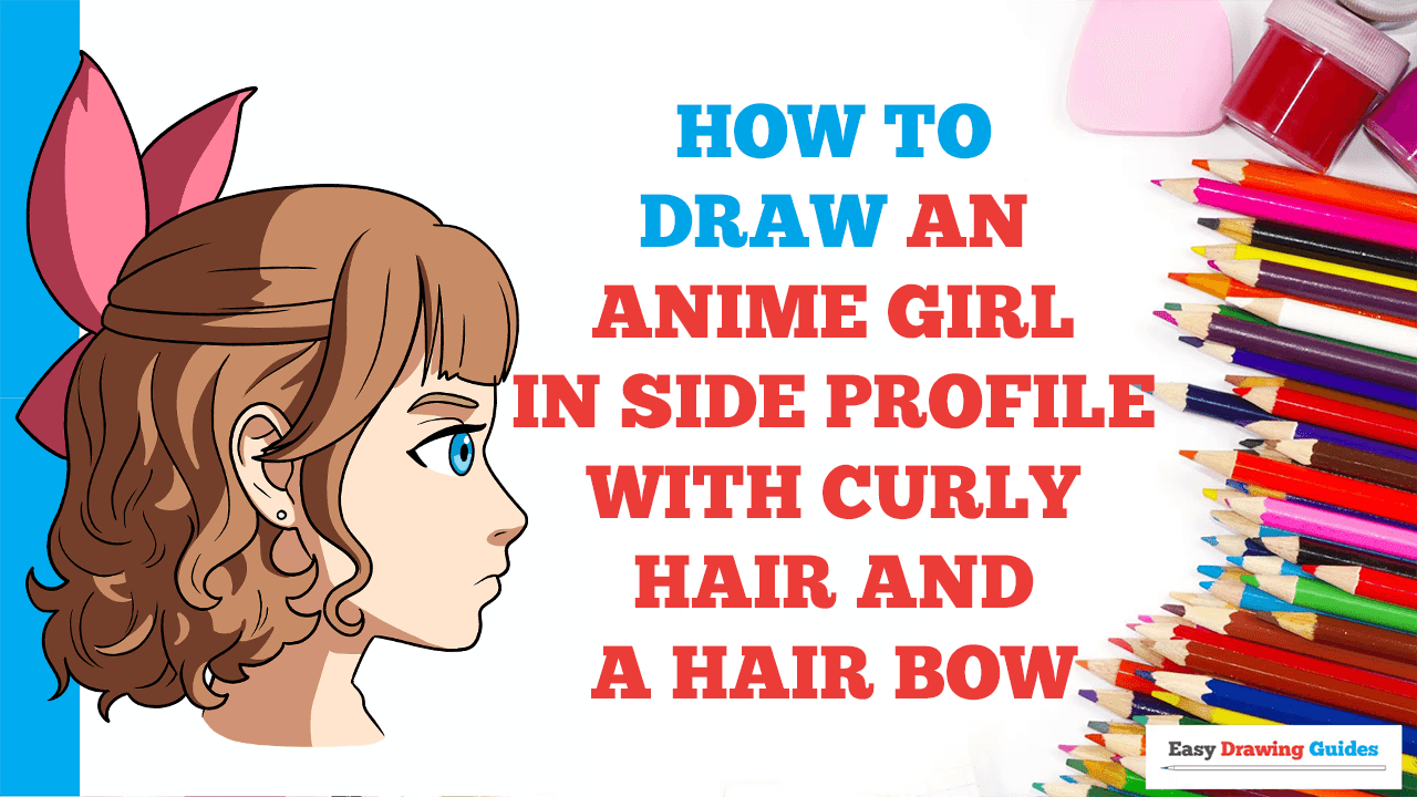 how to draw a cartoon girl with curly hair step by step