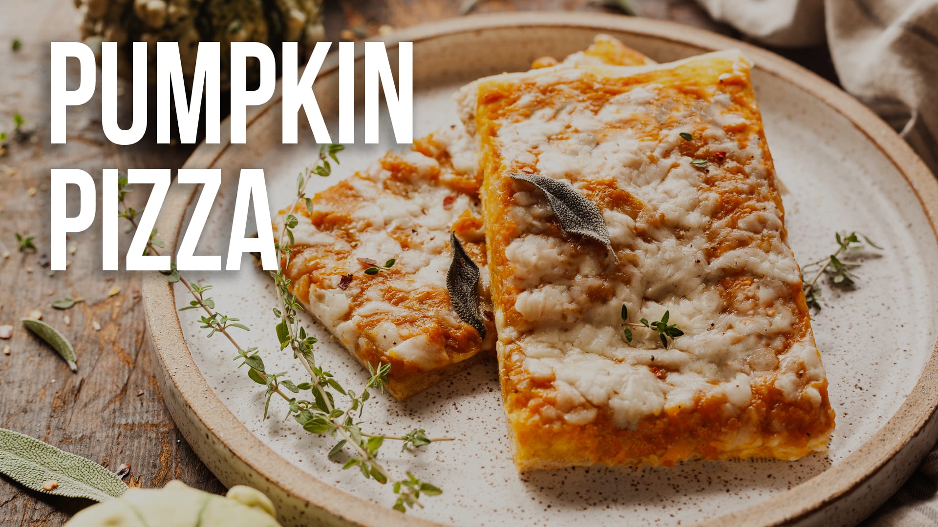 how to cook pumpkin on pizza