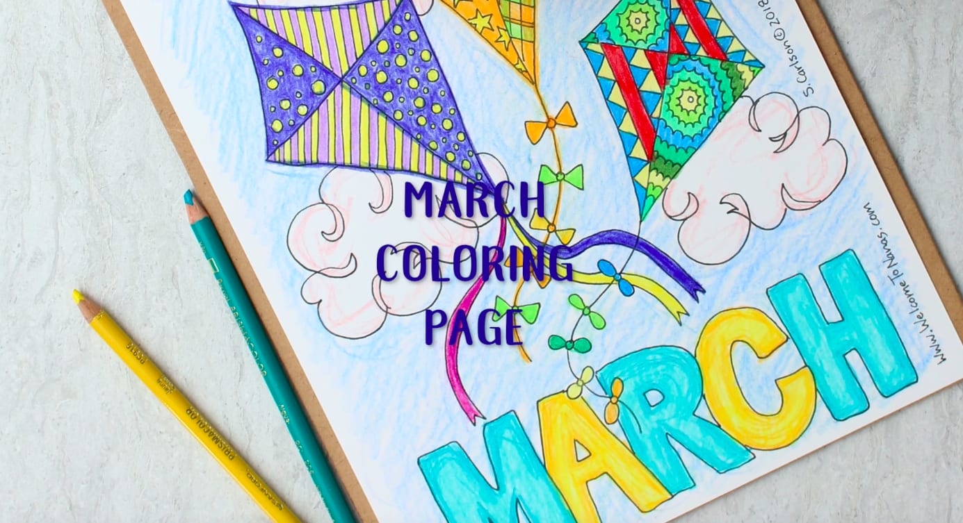 coloring pages of march