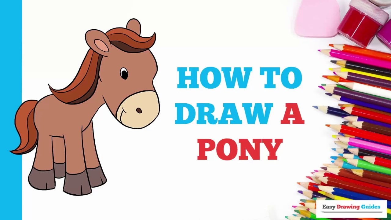 how to draw a pony
