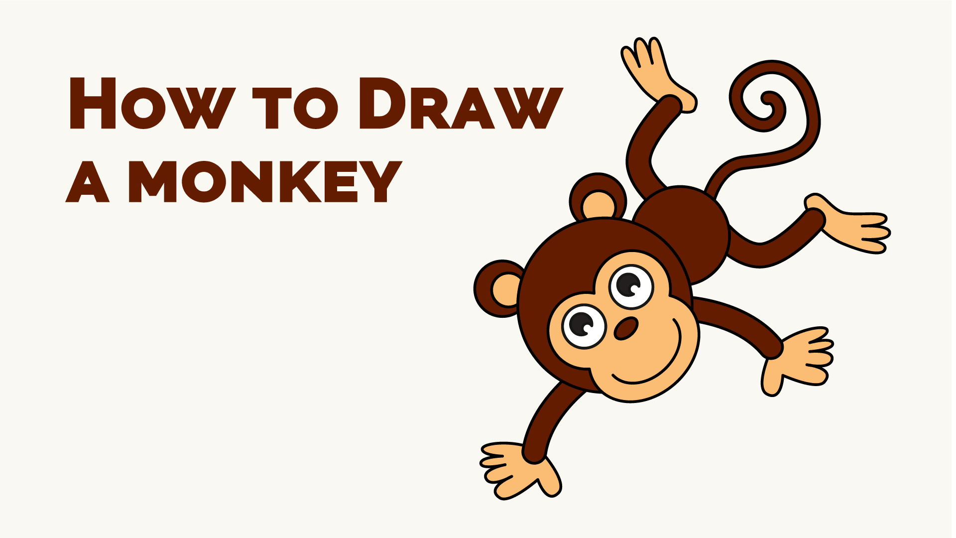 monkey draw so cute