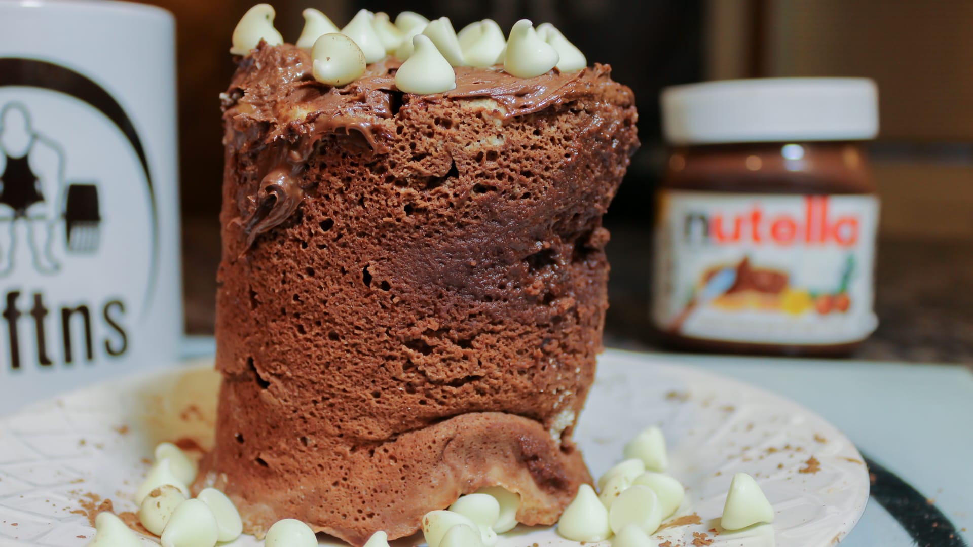 nutella jar cake