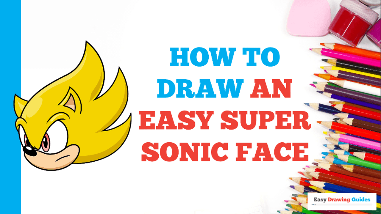 how to draw sonic characters faces