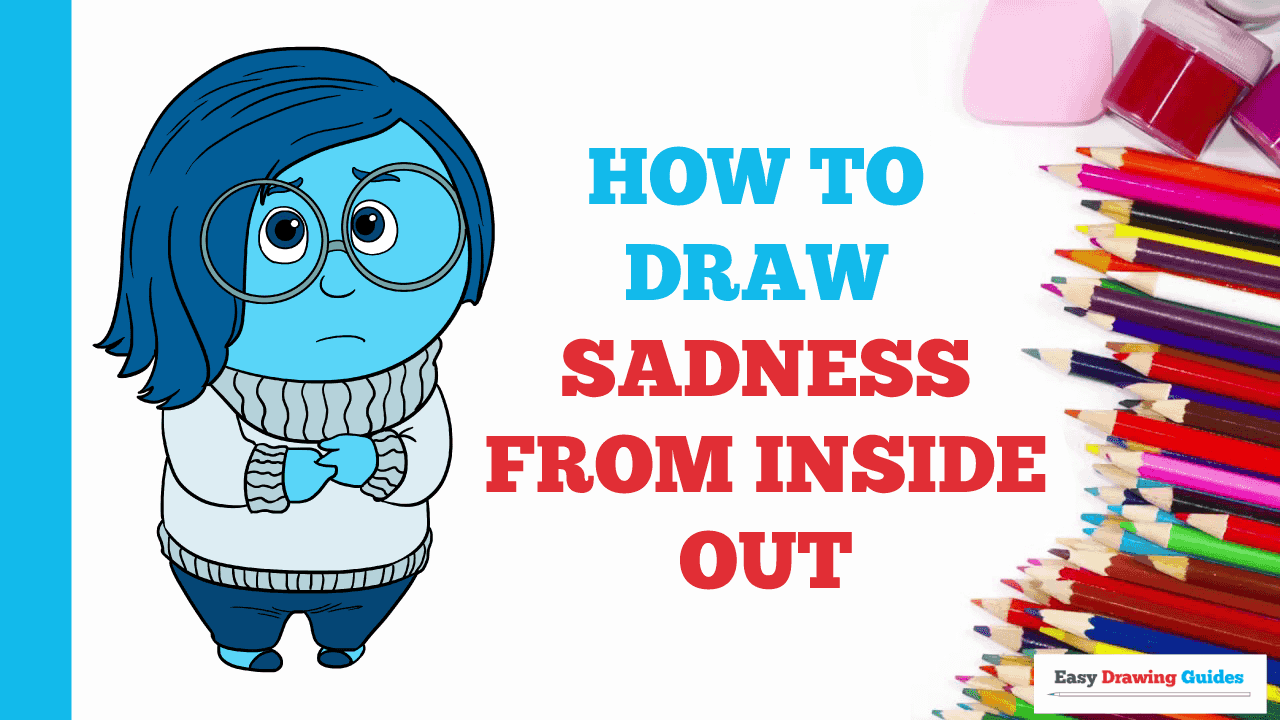 sadness drawing easy