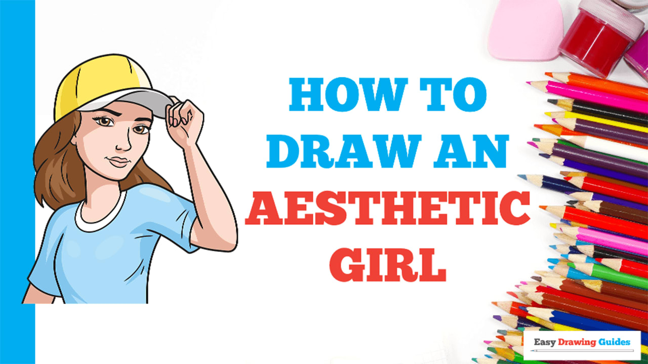 how to draw girl with hat