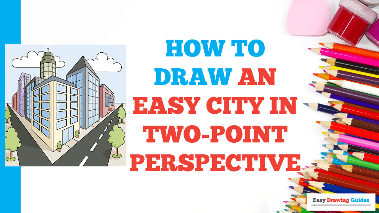 how to draw a city with perspective