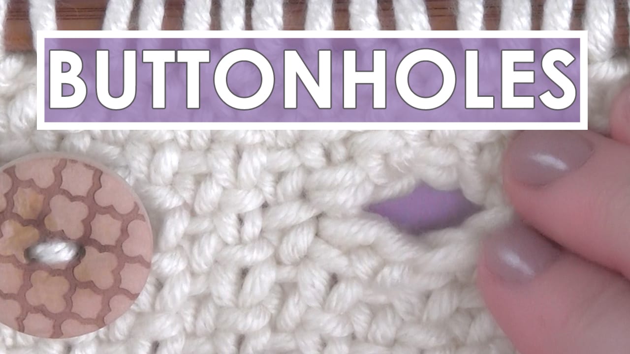 buttonhole loop knitting