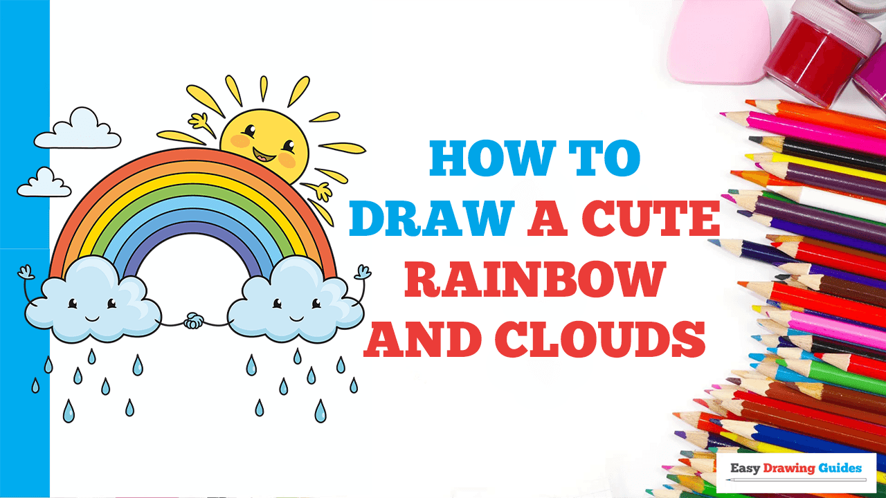 how to draw a cute rain cloud
