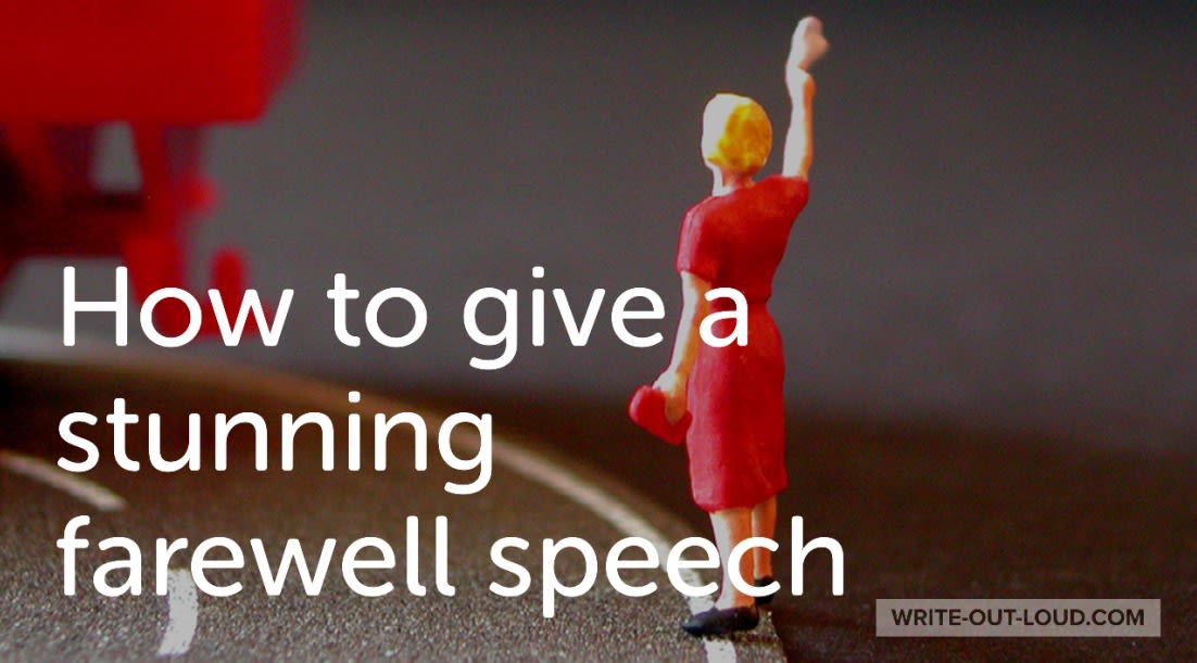 work farewell speech