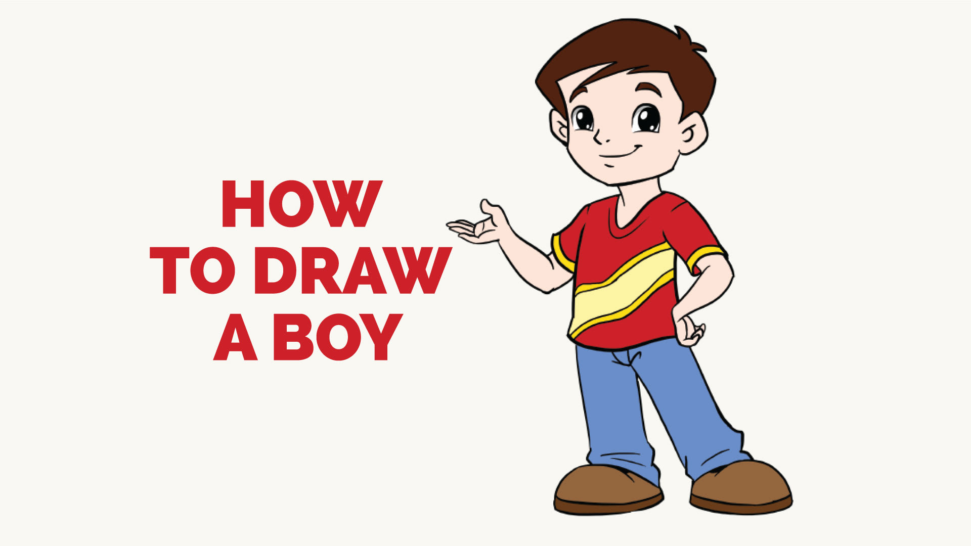 how to draw little boy