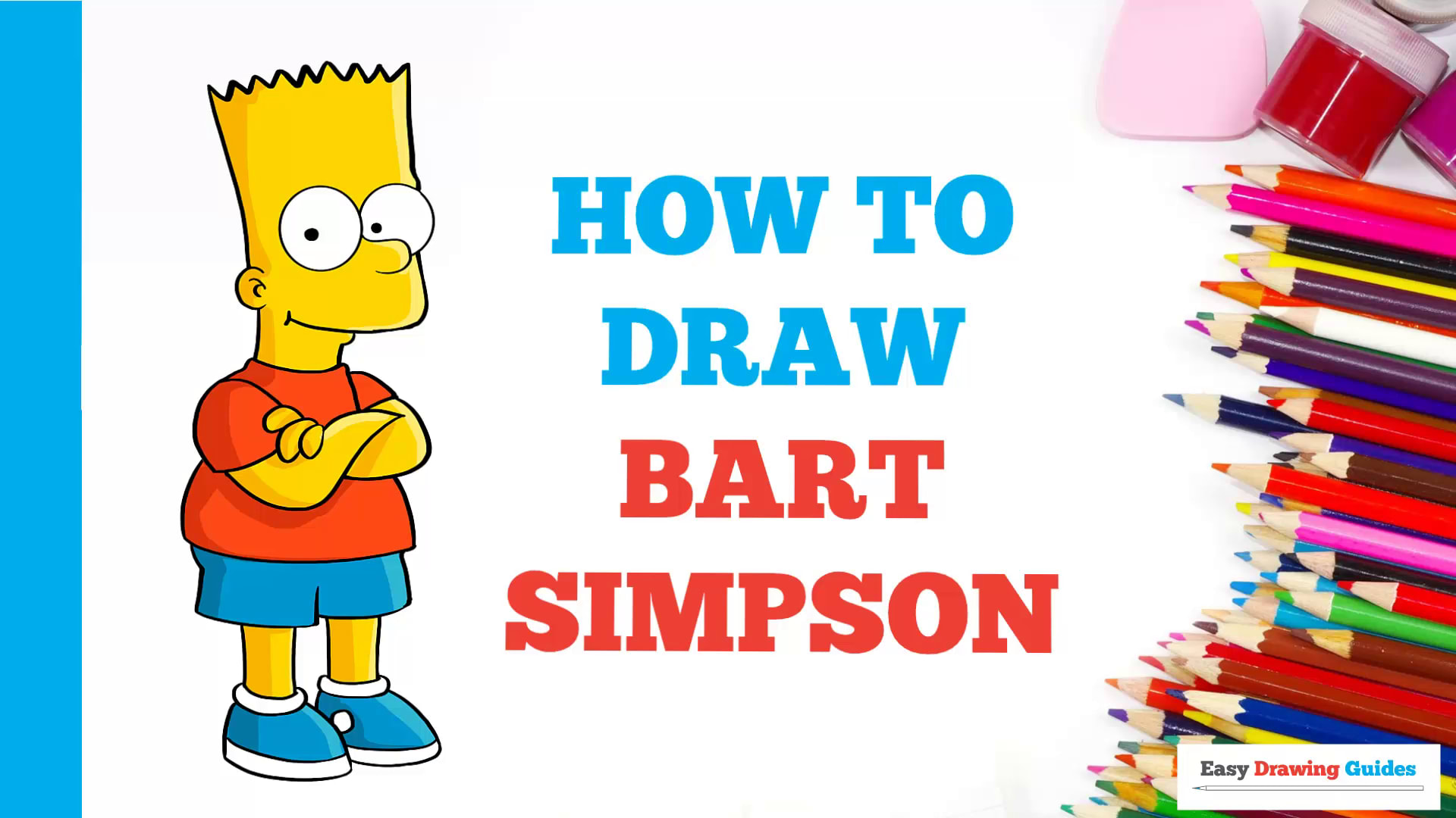 How To Draw Bart Simpson Face Step By Step Animation Art THE