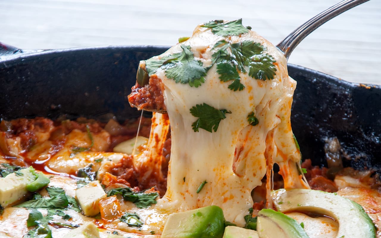 chorizo con queso gitano