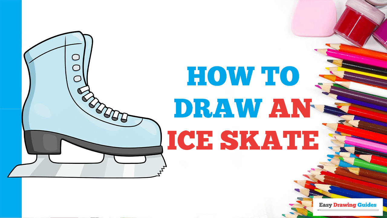 how to draw a figure skate
