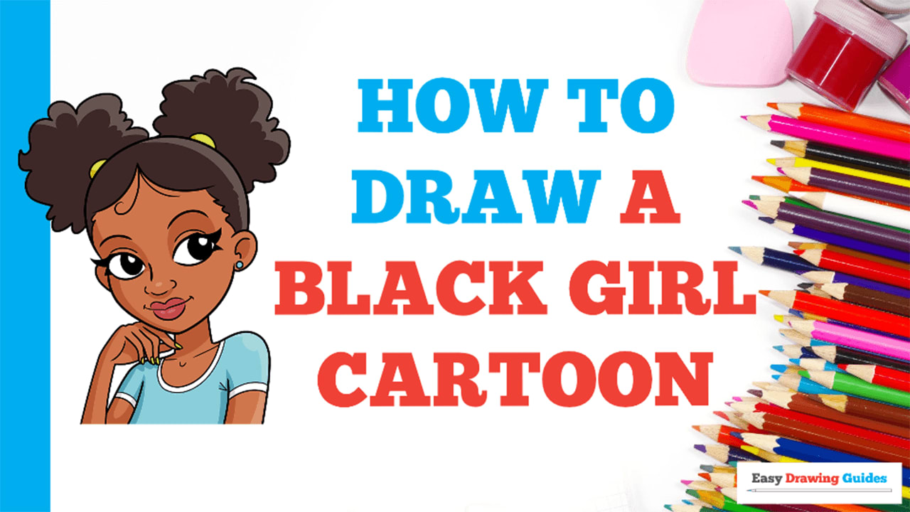 how to draw a cartoon little girl step by step