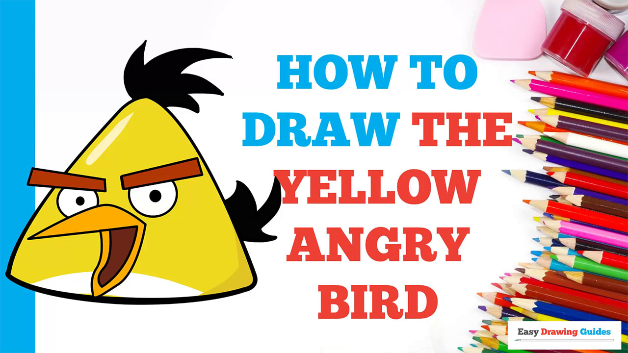 how to draw angry birds yellow