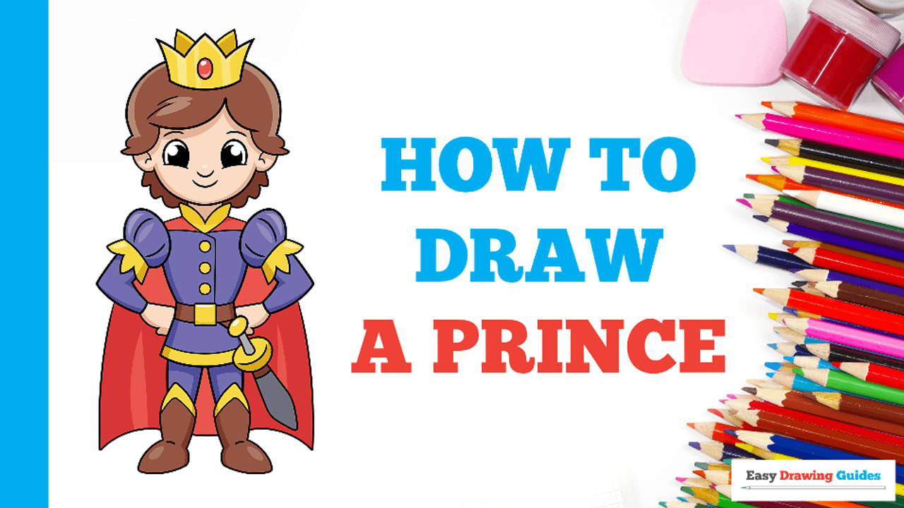 how to draw a cartoon king and queen