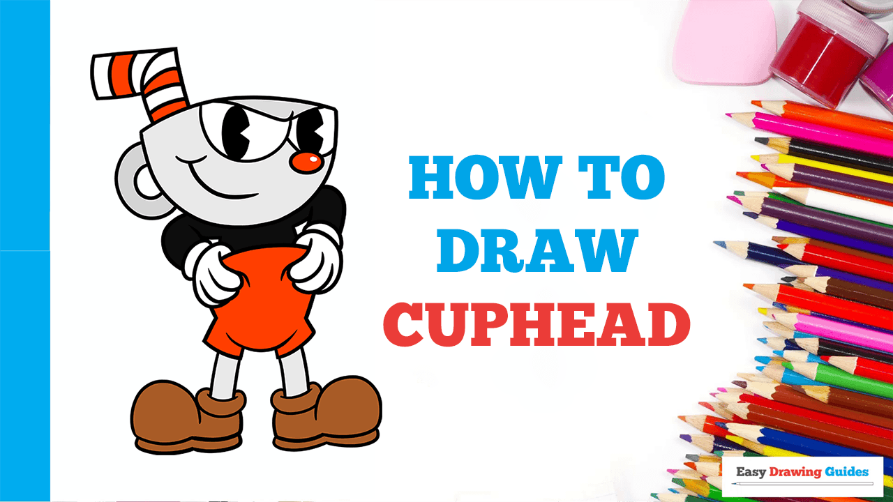 how to draw cuphead and mugman