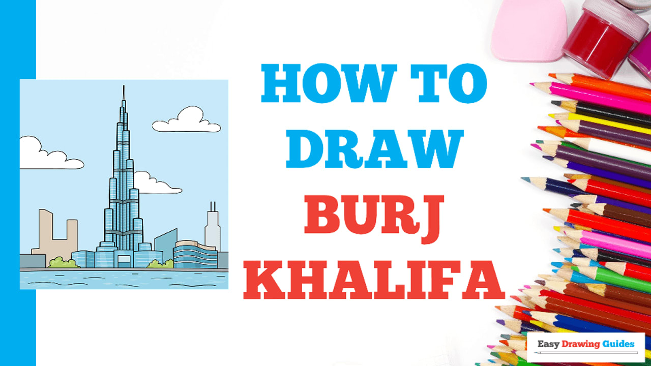 burj khalifa today coloring pages
