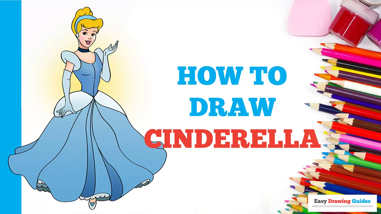 how to draw cinderella