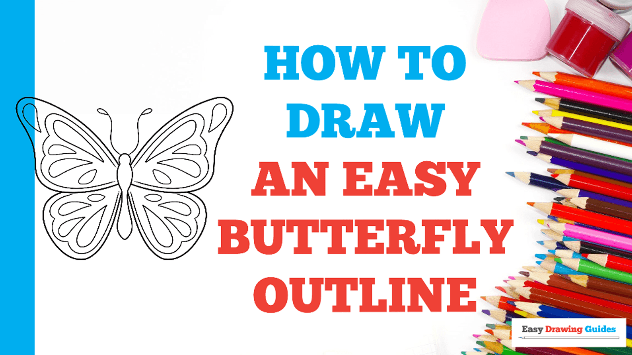 how to draw a butterfly art hub