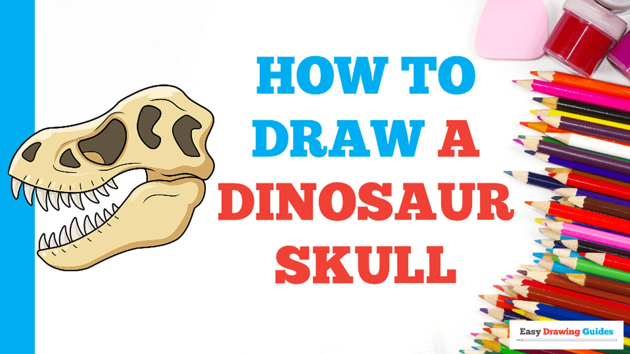 how to draw a velociraptor skull