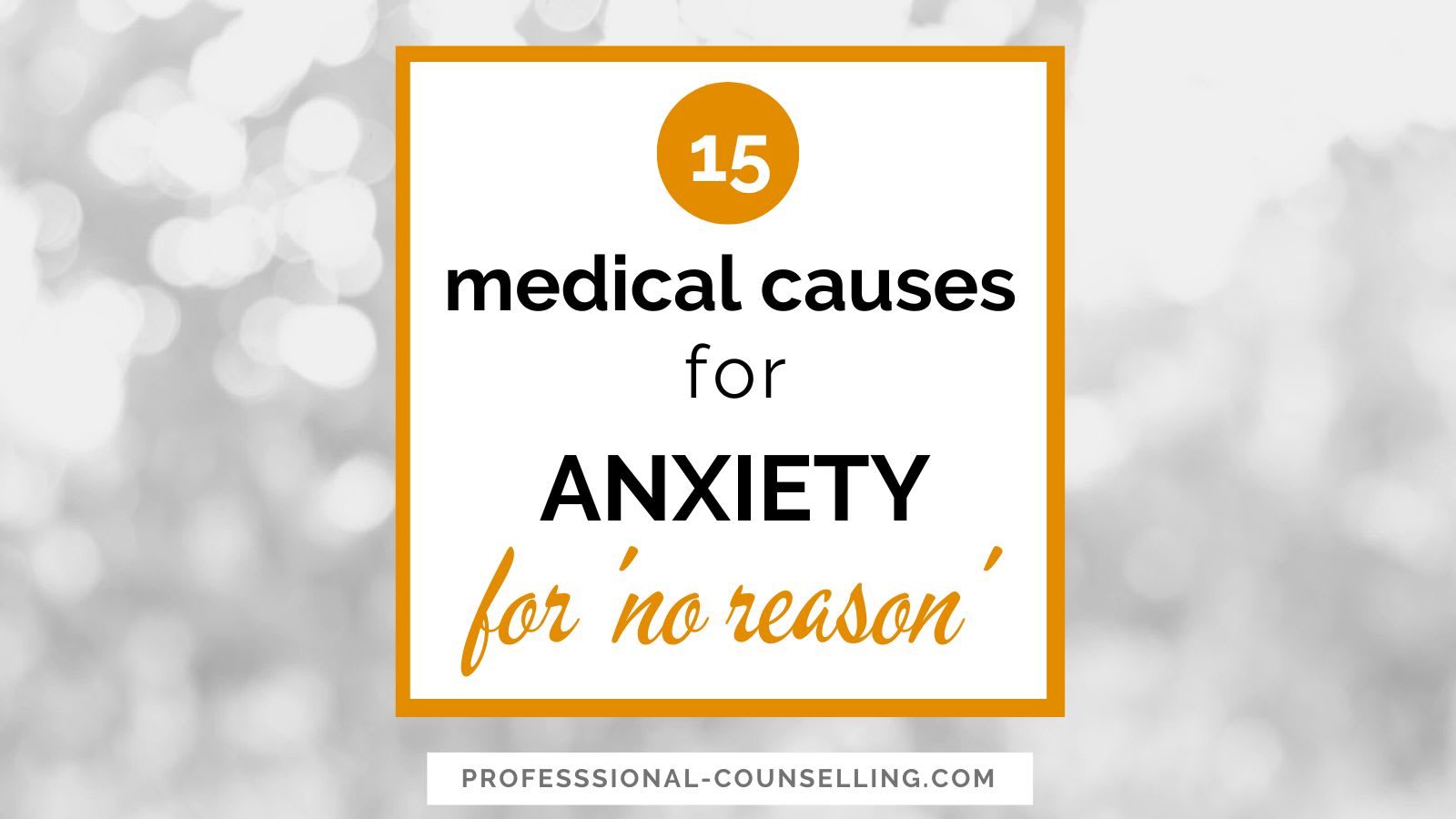 fear without any reason