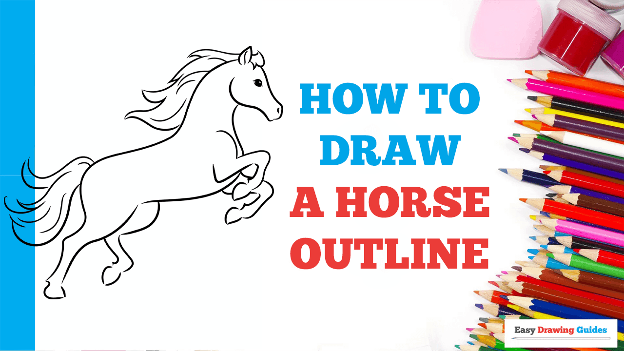 how to draw a horse video tutorial