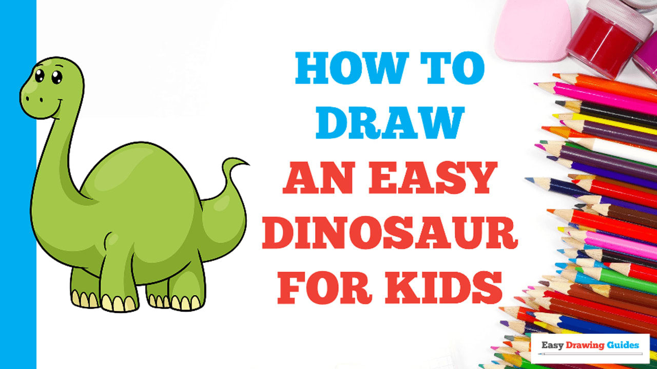 how to draw a dinosaur with a long neck