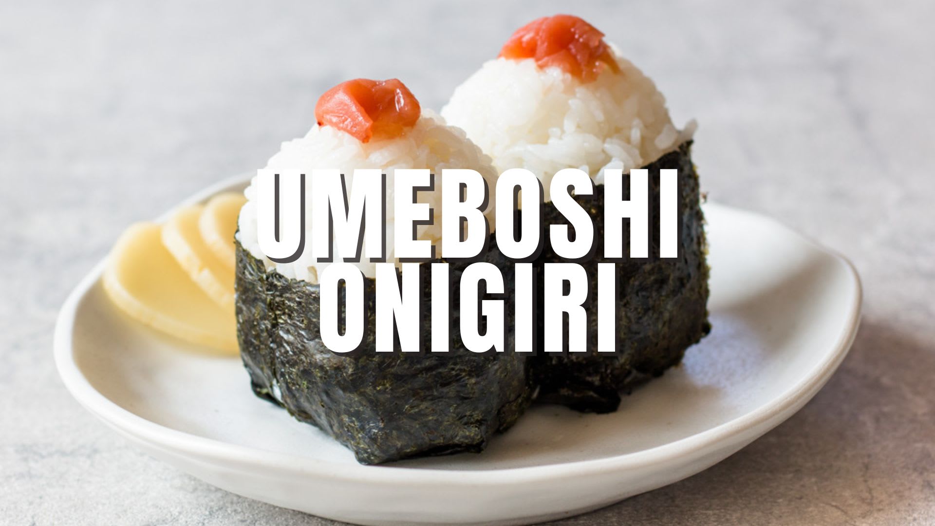 how to make ume onigiri