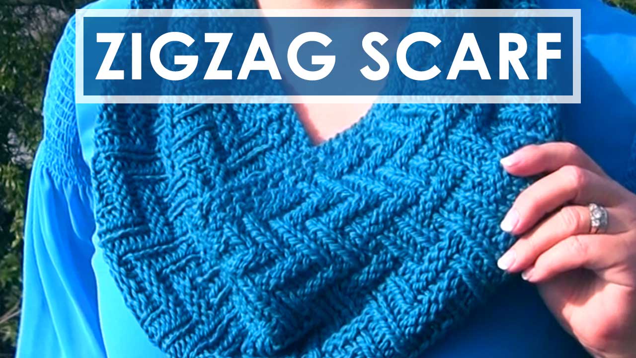 zig zag scarf knitting pattern