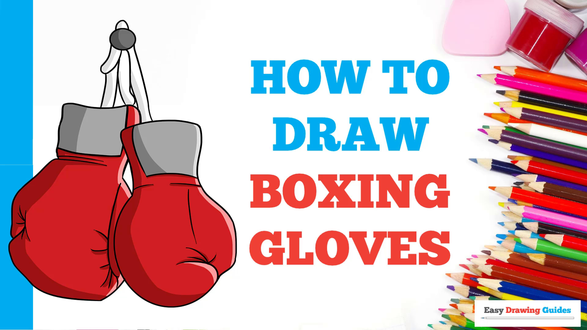 boxing gloves drawing