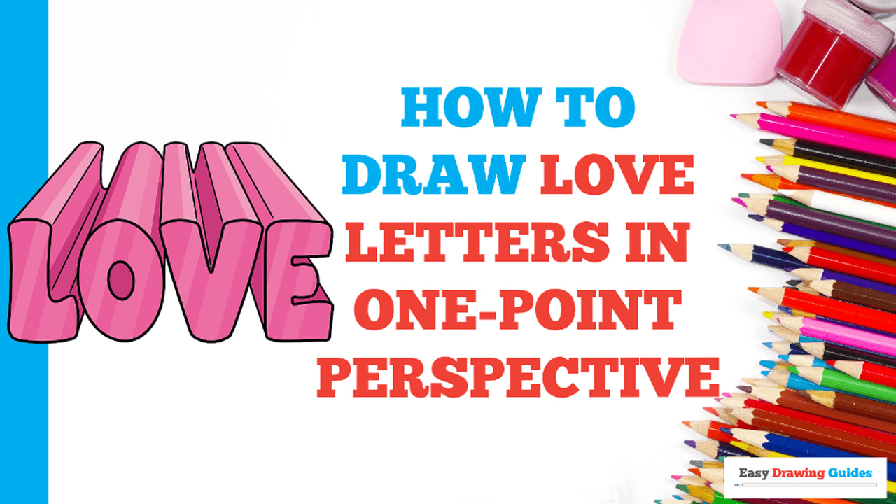 how to draw i love u in 3d
