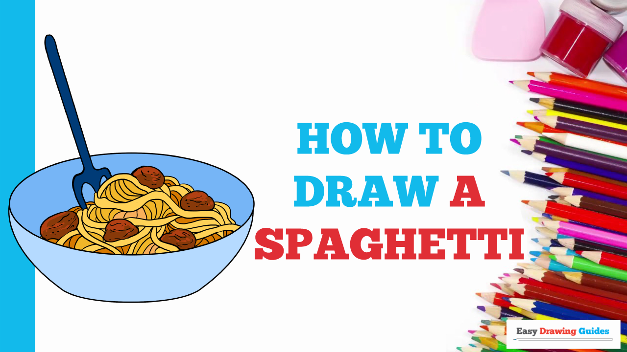 pasta drawing easy