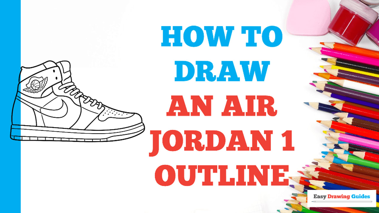 how to draw jordan ones
