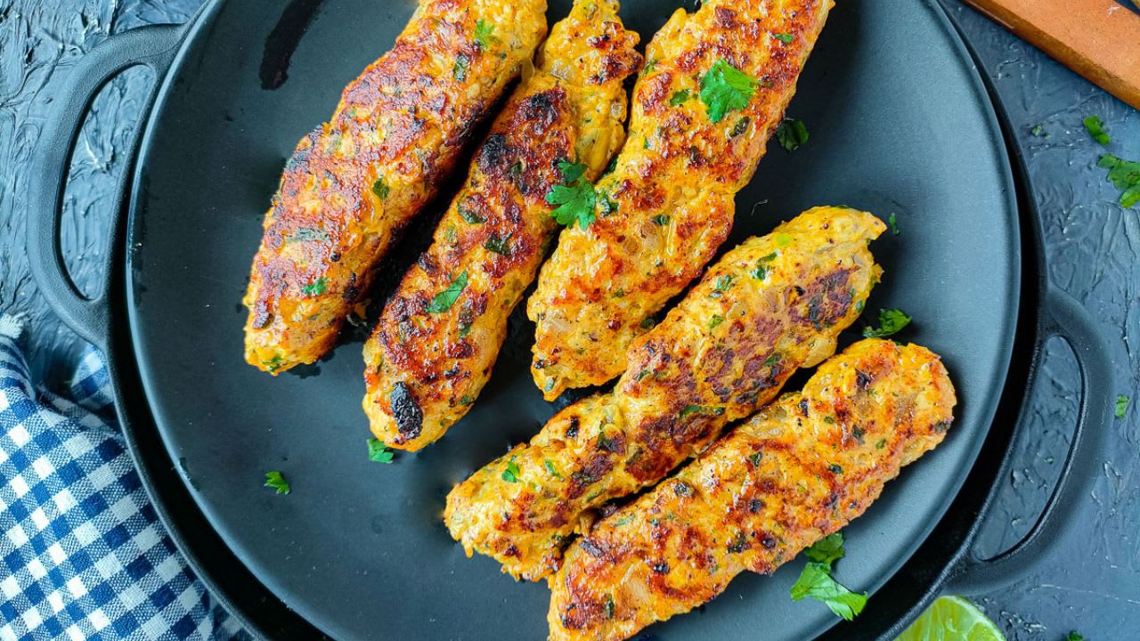 how to make kebab with ground chicken