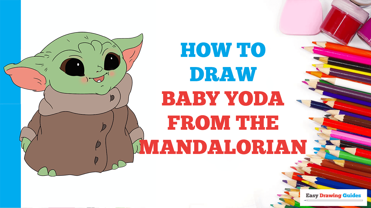 how to draw kawaii yoda
