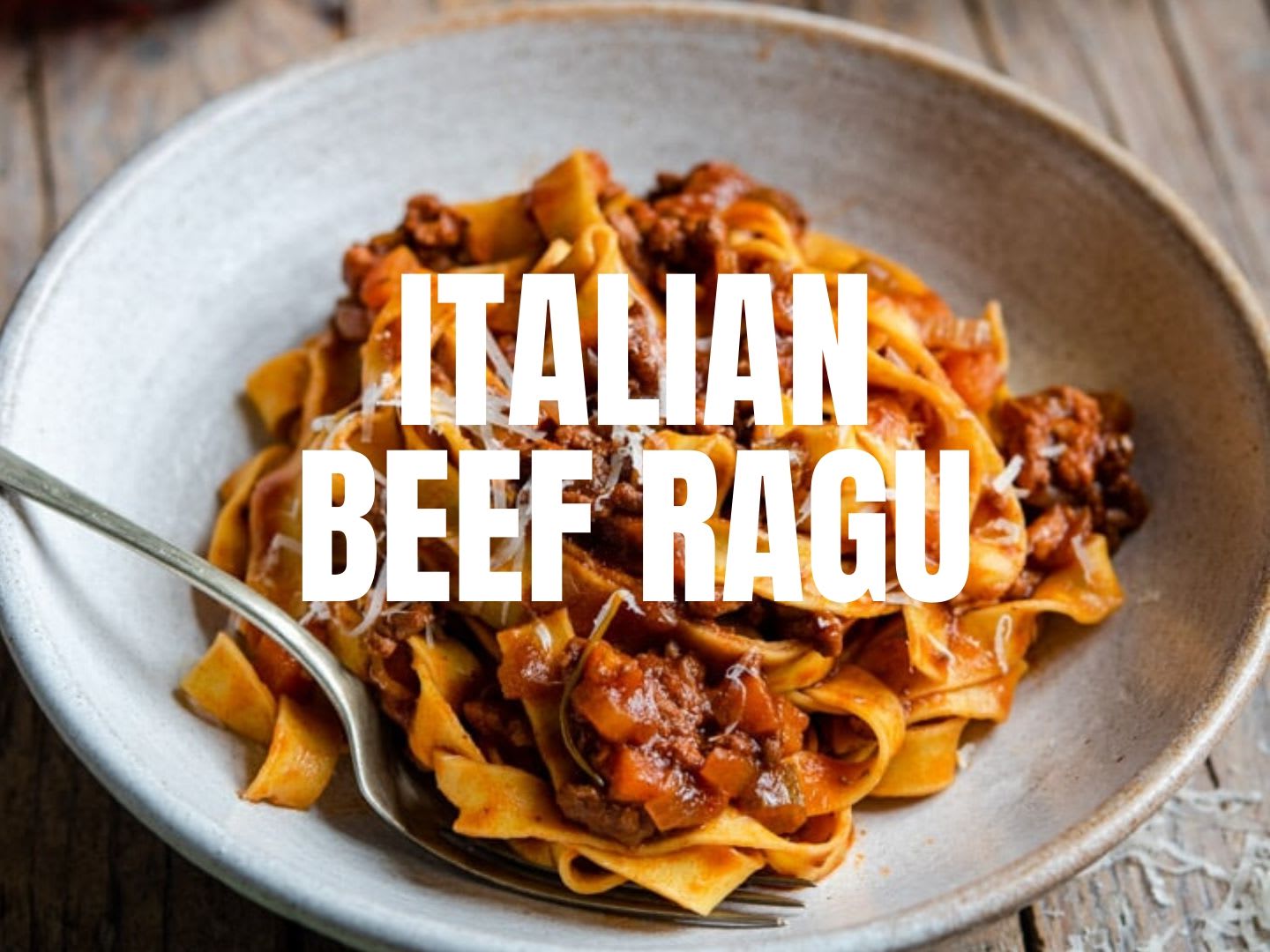authentic beef ragu