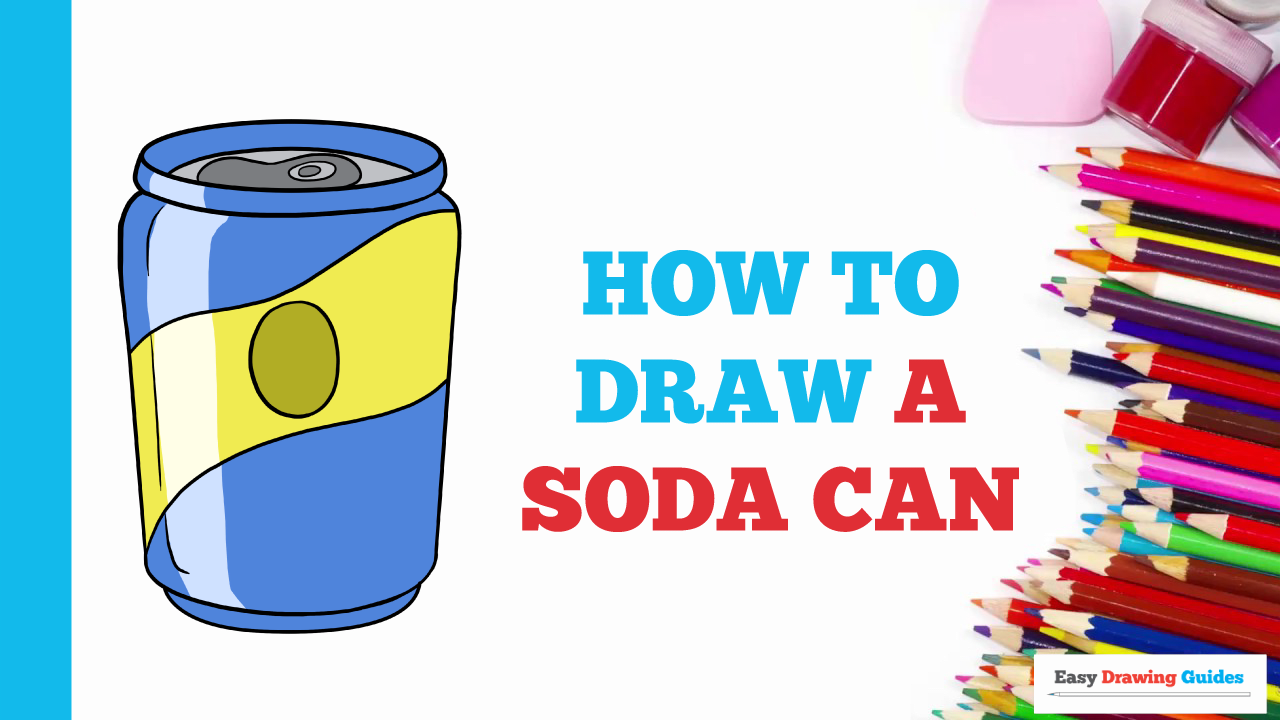 soda can drawing reference