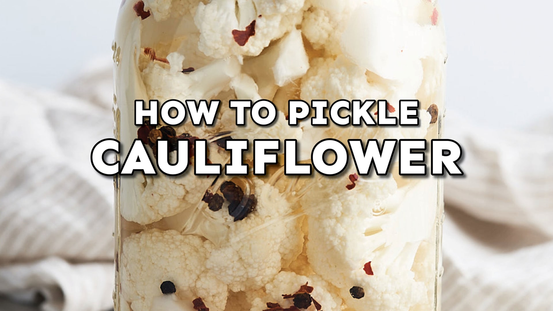 how to make pickled cauliflower uk