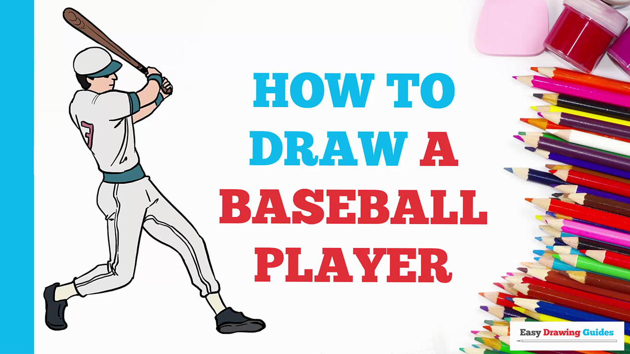 how to draw a baseball bat easy step by step