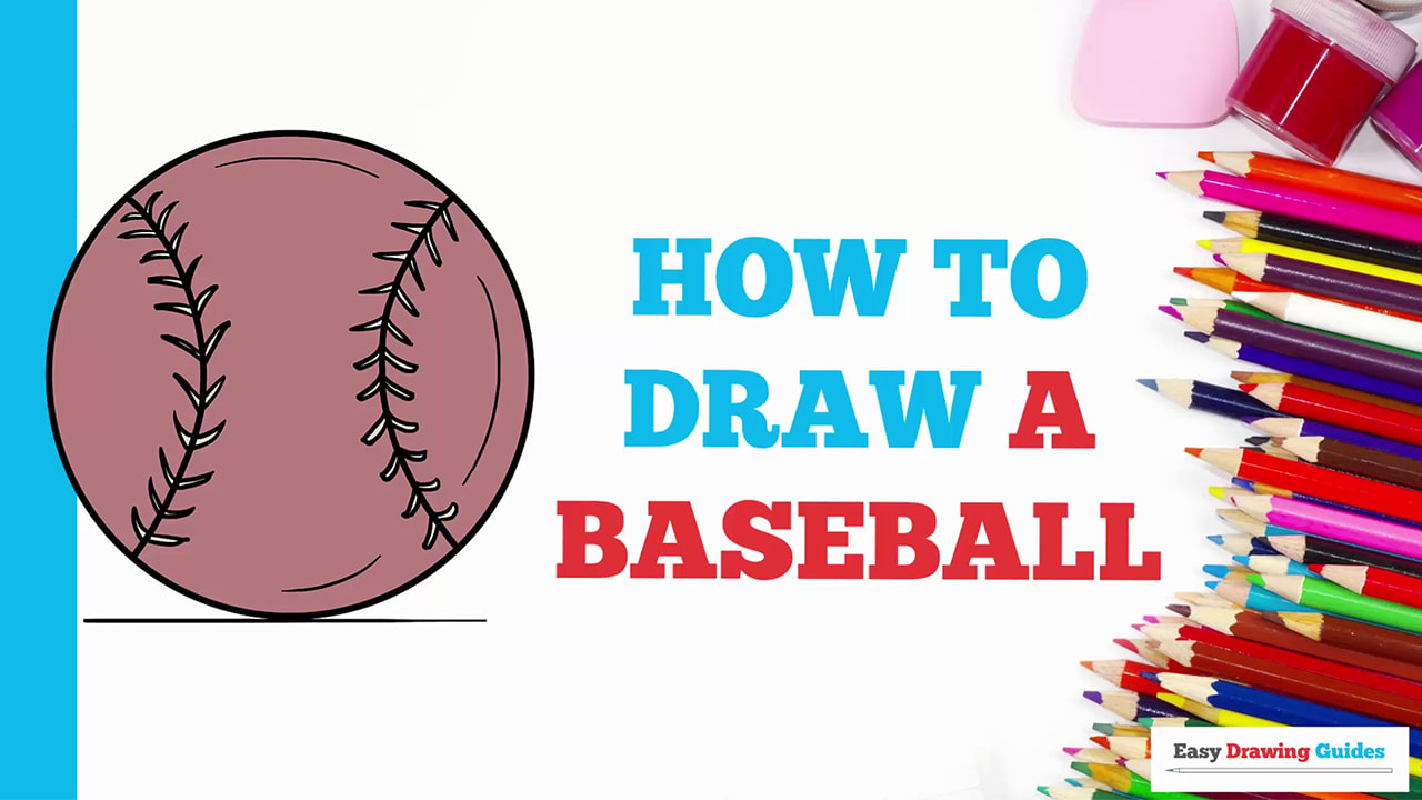 baseball sketch easy