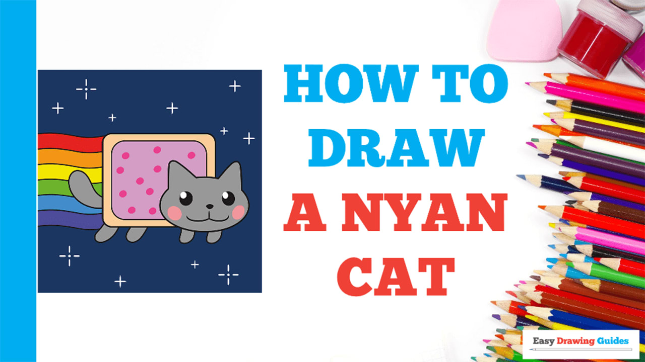 how to draw neon kitty